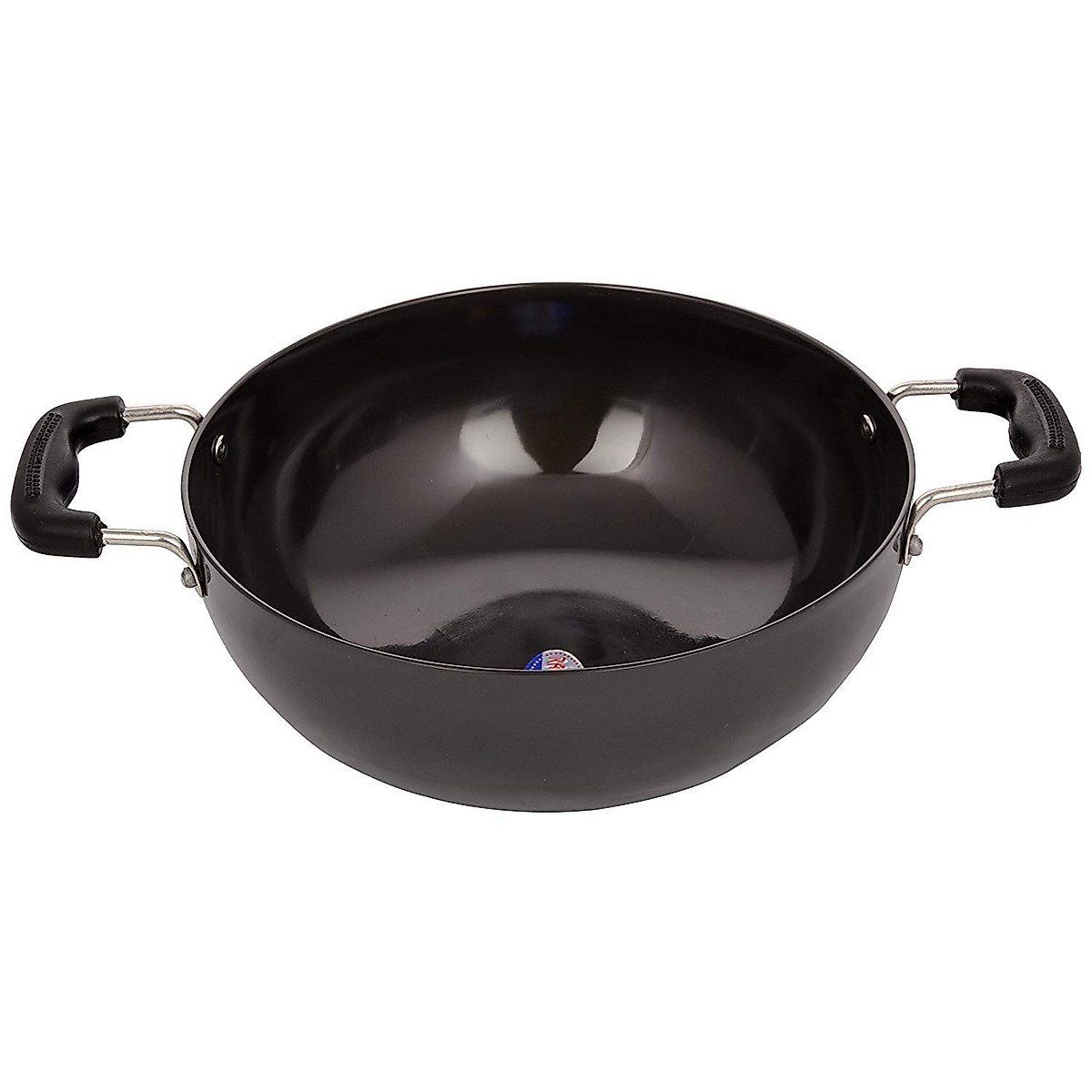 Sahishnu Online And Marketing Hindalco Aluminium Hard Anodized Thickness 3 mm Size No 12, Aluminium Kadai