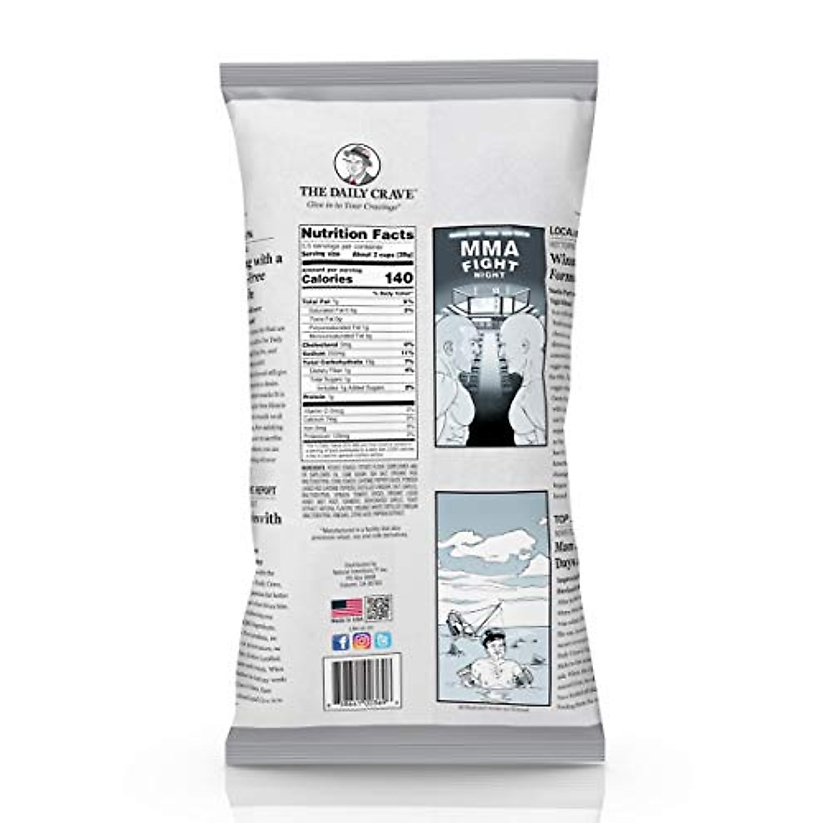 The Daily Crave Spicy Sriracha Veggie Straws, Crunchy Veggie, 5.5oz (Pack Of 8) Gluten-Free, Non-GMO, Kosher, Crunchy, Vegan