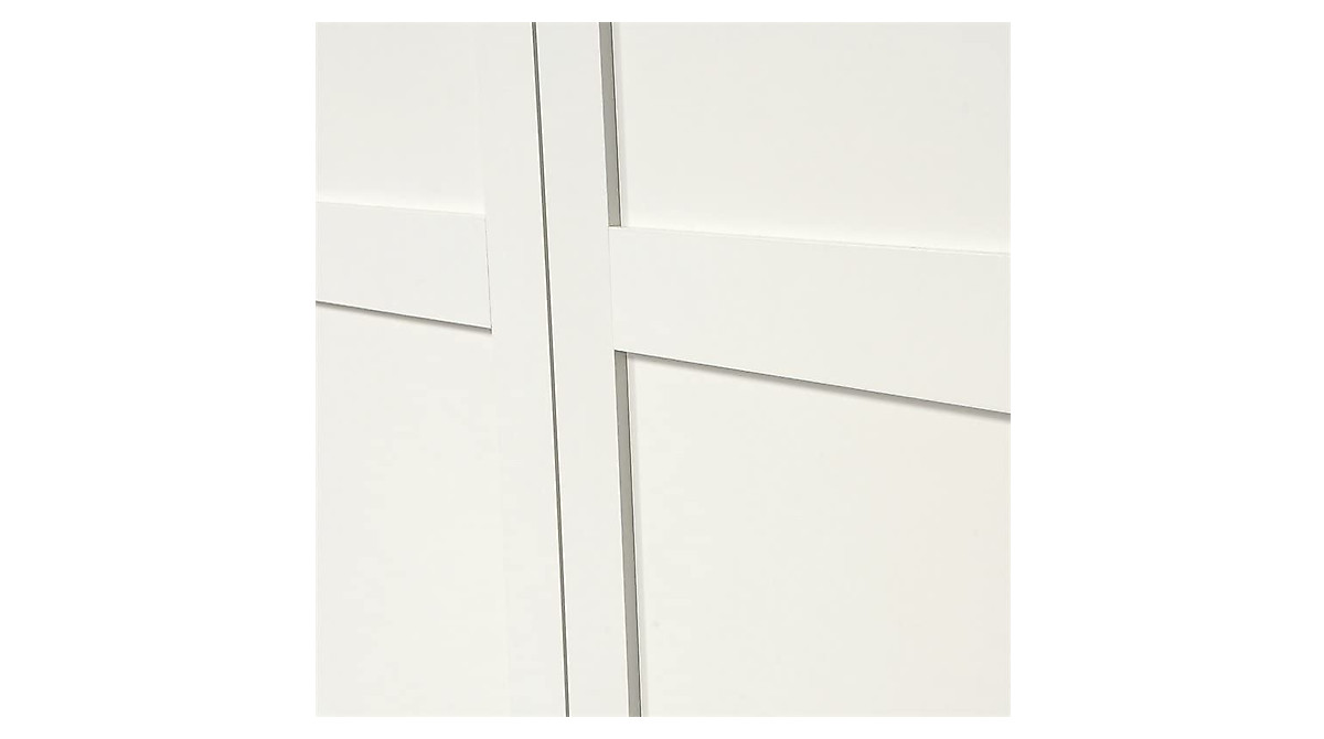 Sauder HomePlus Storage Cabinet - White Finish for Versatile Home Storage