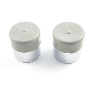 CURT 22198 1.98-Inch Trailer Wheel Bearing Protectors and Dust Covers, 2 Count (Pack of 1)