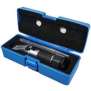 3-in-1 Antifreeze Tester in Fahrenheit Scale for Checking Freezing Point and Concentration of Ethylene Glycol or Propylene Glycol Based Automobile Antifreeze Coolant, Also for Battery Acid Condition