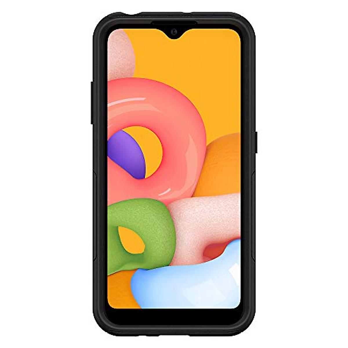 OtterBox Samsung Galaxy A01 Commuter Series Lite Case - BLACK, slim & tough, pocket-friendly, with open access to ports and speakers (no port covers),