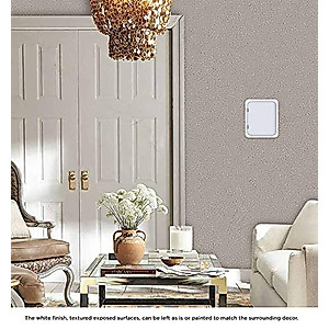 SUPPLY GIANT AP46 Plastic Access Panel for Drywall Ceiling 4 x 6 Inch Reinforced Plumbing Wall Access Door Removable Hinged, White