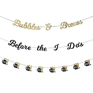 Bubbles and Brews Wedding Shower Decor, Bubbles and Brews Decorations, Bubbles and Brews Before I Do Decorations