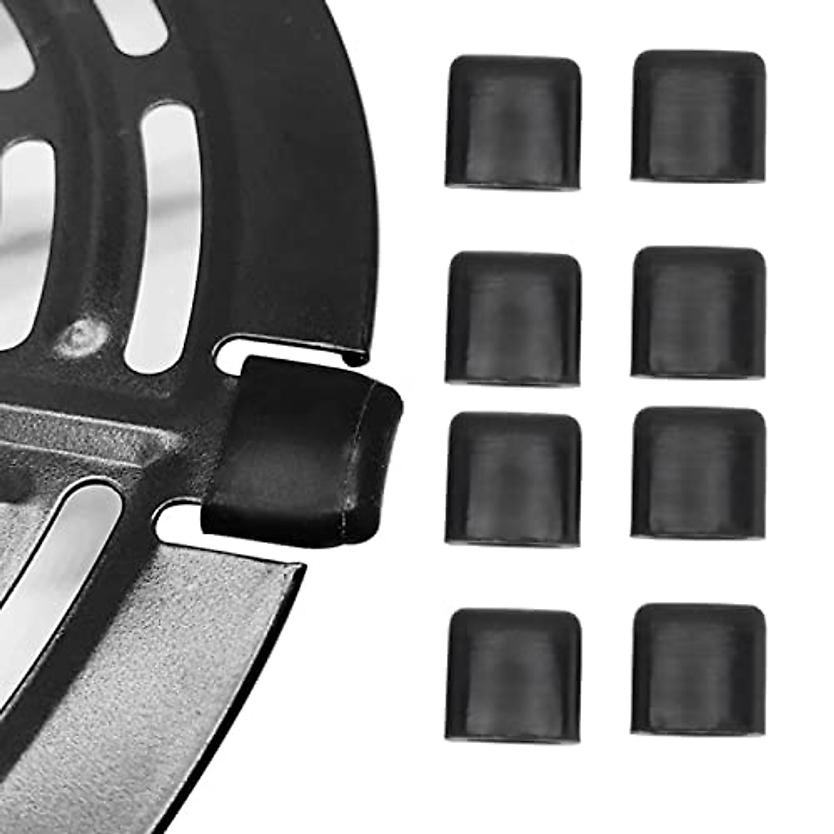 8Pcs Kitchen Fryer Rubber Bumper Fryer Grill Silicone Feet Silicone Bumpers Portable Anti Scratch Replacement Tips Silicone Tabs for Kitchen Fryer