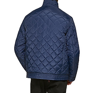 Cole Haan Men's Signature Quilted Jacket, Navy, X-Large