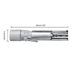 ＫＬＫＣＭＳ Electric Fish Scaler, Fish Scale Remover Descaler Seafood Cleaning Tool Automatic Fish Scale Cleaner Fish Cleaning Tools for Restaurant, Argent
