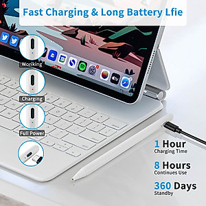 Stylus Pen for Lenovo Yoga 7i 14" 2 in 1 Laptop,Digital Fine Point Tip Active Pen for Lenovo Touch Screens on Precise Drawing/Writing/Sketching Stylus Active Pen,White