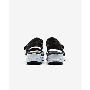 Skechers Cali Women's womens Uno - New Sesh Sport Sandal, Black/White, 11 US