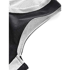 Youth Boys Reversible Mesh Performance Athletic Basketball Jerseys Blank Team Uniforms for Sports Scrimmage (1 Piece) (Blk/Wht, Youth Medium)