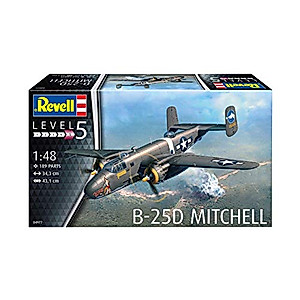 Revell RV04977 B-25C/D Mitchell Plastic Model kit, 1:48