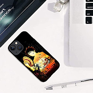 Fnrmom Anime Phone Case Compatible with iPhone 13 Mini, Straw Hat Boy Anime Pattern Design for iPhone 13 Mini Cases for Teens Men Boys Girls Shock Protective Cover Case for 5.4 inch iPhone 13 Mini