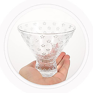 Angoily Glass Dessert Cups Dessert Cups Footed Glass Dessert Bowls Cups Ice Cream Goblets Trifle Tasters Salad Cocktail Glass Appetizer Cups for Pudding Yogurt Cupcake Trifle Bowl