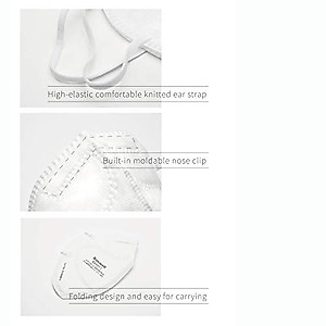 Raxwell KN95 RX9501 Disposable Face Mask 99% Filter Efficiency (50 Pack)