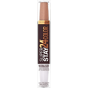 Maybelline SuperStay 24, 2-Step Liquid Lipstick, Coffee Edition, Chai Once More