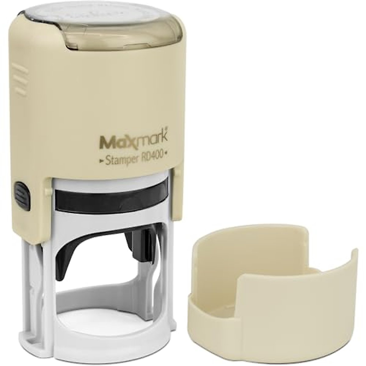 Monogram Address Stamp - Personalized Self Inking Rubber Stamp - Style 037 - with Locking Bottom Cover- Choose from 15 Ink Colors