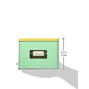 American Crafts Sweet Sugarbelle Recipe Card Tin by Light Green