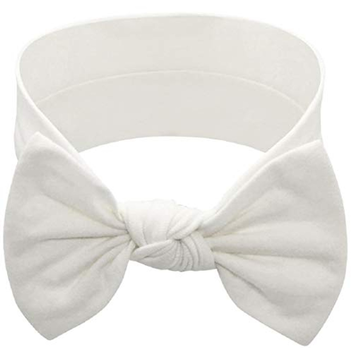 BABYGIZ Baby Girl Headbands-Infant,Toddler Cotton Handmade Hairbands with Bows Child Hair Accessories (Black, White, Gray)