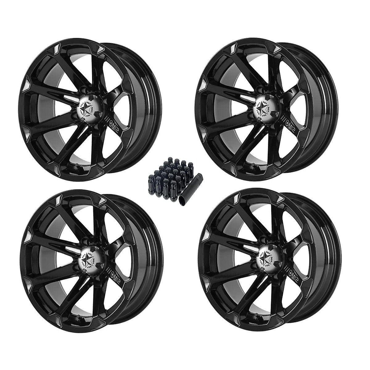 Full Set Of MSA M12 Diesel 18x7 4/156 10MM Wheels