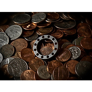 UFO-MS Mothership Titanium Keychain Organizer for Everyday Carry Keyring Customization, Key Organizer, Holder, Pocket Key Chain, Keeper, Compact, 12 Holes