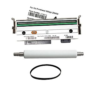 Spare Parts for Printer A+ ZM400 79801M Printhead/Thermal Printhead Roller Belt for Zebbra ZM400 305dpi Thermal Barcode Label Printer - (Color: Printhead Kit)