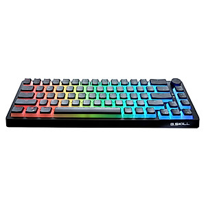 G.Skill KM250 RGB 65% (67-Key) Mechanical Keyboard, PBT Dual Injection Keycap (Black)