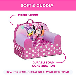 Delta Children - Minnie Mouse Cozee Buddy Flip-Out Kids Chair, Pink