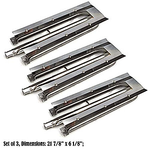 Direct Store Parts DA108 (3-Pack) Stainless Steel Burner Replacement for Viking Gas Grill (3)