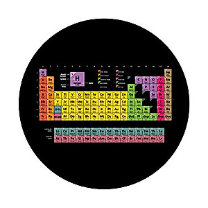 Periodic Table Elements Science Chemistry Cool Teacher Gifts PopSockets PopGrip: Swappable Grip for Phones & Tablets