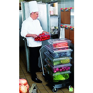 Rubbermaid Commercial Products (FG350900WHT) Food Storage Box/Tote for Restaurant/Kitchen/Cafeteria, 3.5 Gallon, White