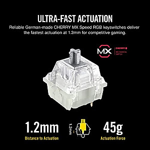 Corsair K95 RGB Platinum Mechanical Gaming Keyboard Cherry MX Speed (Renewed)