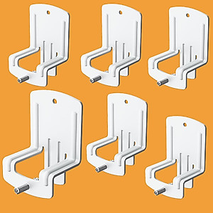 Set of 6 Metal Anti-Slip Mattress Gaskets - Prevents Sliding & Keeps Mattress in Place/Enjoy Peaceful Nights- Easy Installation/Solid Design White