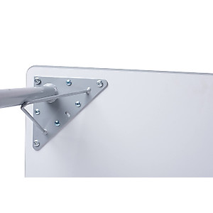 Chair and Table Set for Schools - Table About 24 x 48 inch (60 x 120cm) - Height Adjustable Legs -Spray Edges - and Four Luxurious Classroom Chairs - for Commercial Spaces