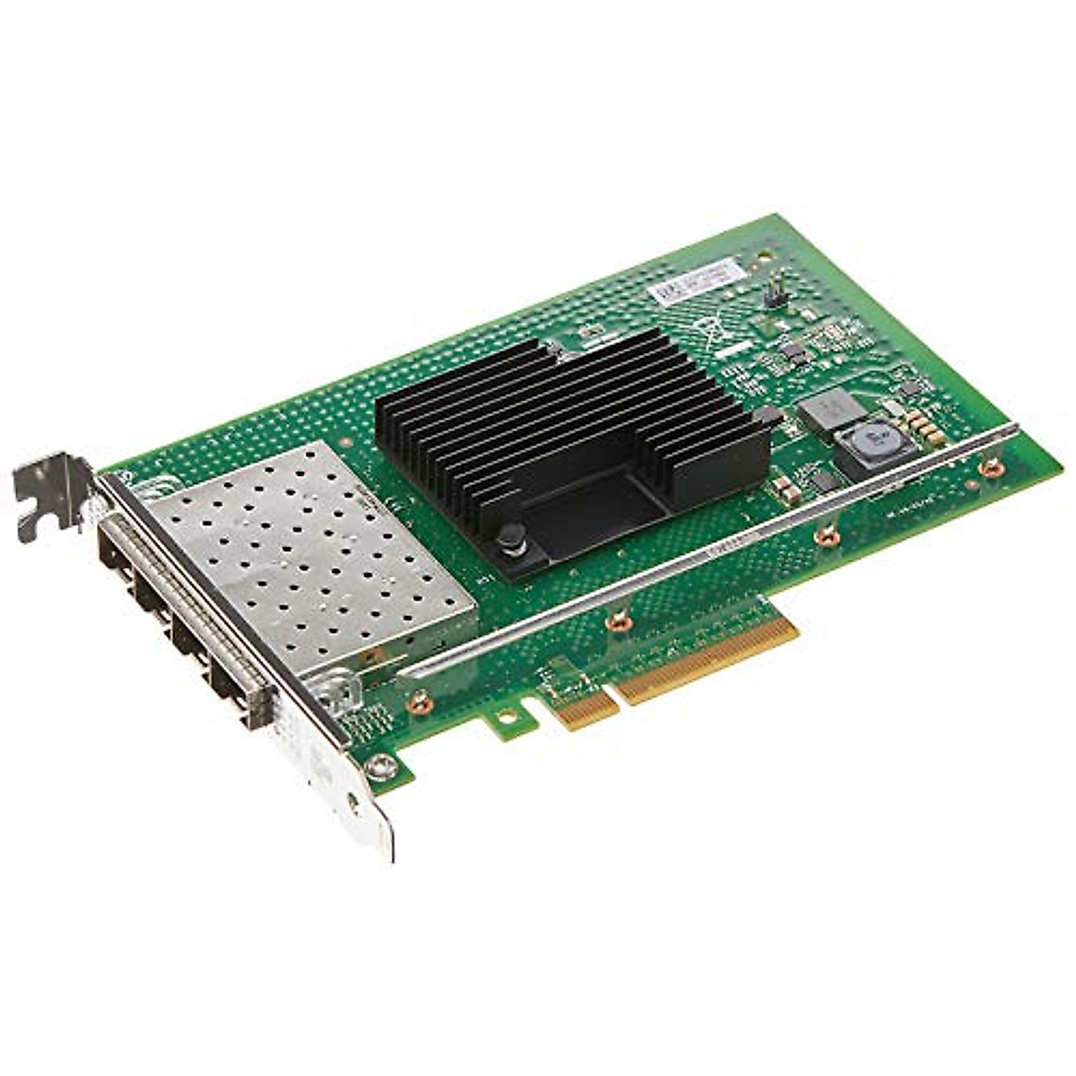 Intel Ethernet Converged X710-DA4 Network Adapter (X710DA4FH), Black, Green