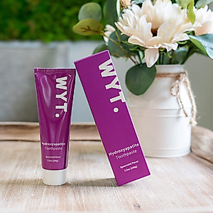 WYT. Toothpaste - Spearmint Flavor - Hydroxyapatite Toothpaste Formulated by Dr. Brady at Haven Dental - Fluoride Free Toothpaste - Crown and Veneer Protection - 3.5oz