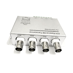 BeElion UTP 4 Channel 720P 1080P CVI/TVI/AHD Passive HD Transceiver,BNC to Cat5/5E/6 RJ45(T568B) UTP Cable Converter for CCTV Camera System