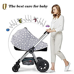 Kefee Kol Baby Nursing Cover & Nursing Poncho - Multi Use Cover for Baby Car Seat Canopy, Shopping Cart Cover, Stroller Cover, 360° Full Privacy Breastfeeding Coverage, Baby Shower Gifts for Boy&Girl