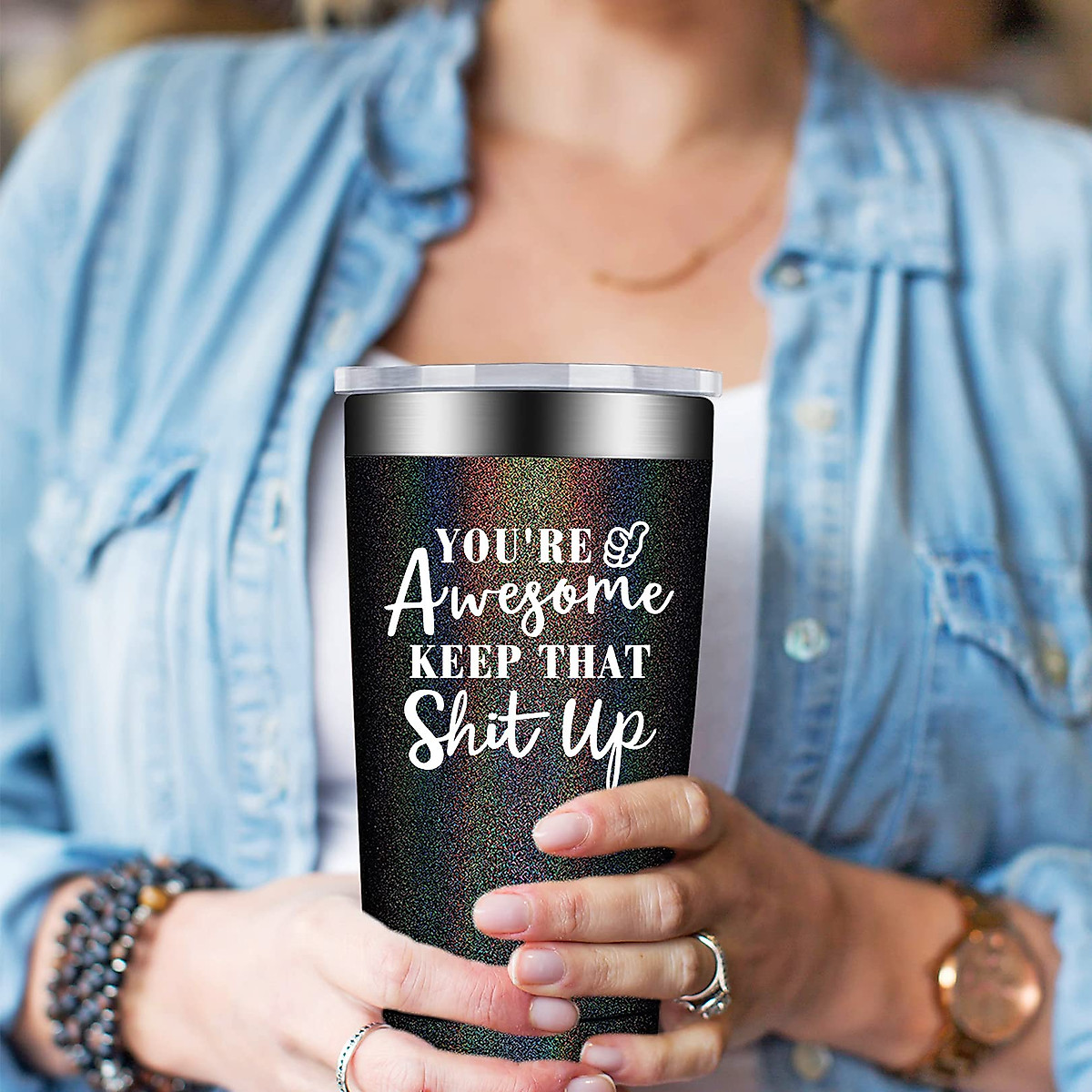 BIRGILT Thank You Gifts, Inspirational Gifts for Women - Funny Birthday, Graduation, Mothers Day, Congratulations, Encouragement Gifts for Women, Coworker, Friend, Mom, Sister, Daughter- 20oz Tumbler