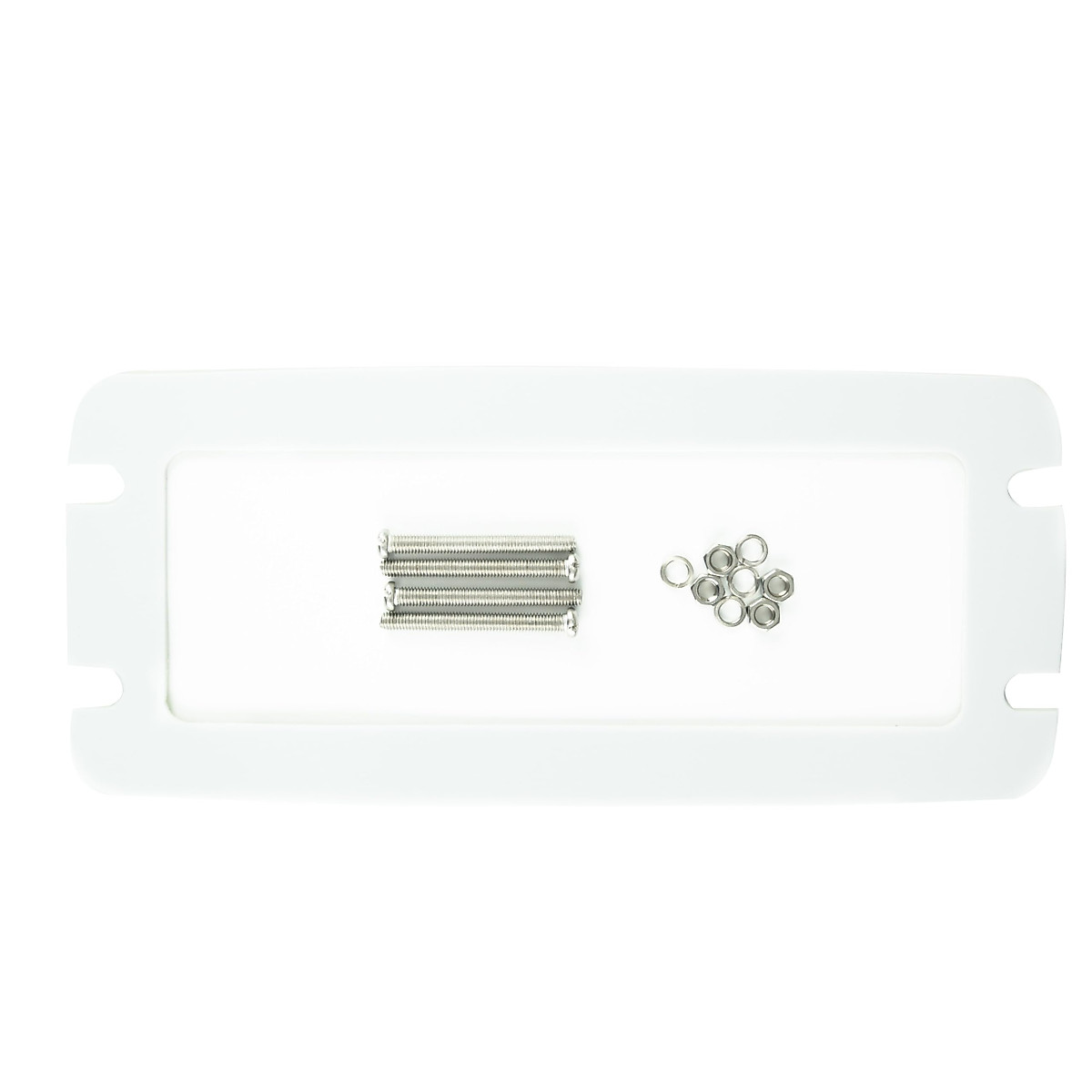 Dual Electronics SG3 Splashguard Marine Radio Housing Unit, Waterproof, Transparent, Single DIN, White