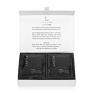 Laston Renew 8ct Leather Purse Cleaner Handbag Wipes | Cleans, Rescues, & Renews Luxury Designer Handbags, Purses, Wallets | 8 Individually-Packed Single Travel Wipes Per Box