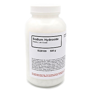 ALDON Innovating Science Laboratory-Grade Sodium Hydroxide Pellet, 500g - The Curated Chemical Collection
