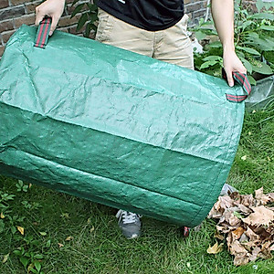 IME Reusable Gardening Lawn Leaf Bag, 272L, Green, 1 Count