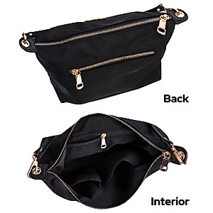 1072 Nylon Crossbody Bags, Light Weight Cute Hobo Mini Shoulder Handbags