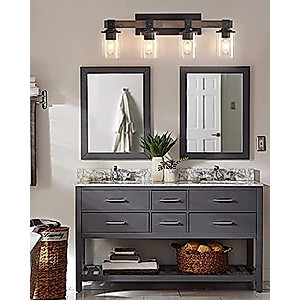 4 Pack Clear Glass Lamp Shade, 5.5in High, 3.5in Diameter, 1.65inch Fitter, Cylinder Glass Shades Replacement Lampshade Covers for Chandelier Vanity Wall Sconces Light Fixture High Transmittance