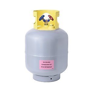 Flame King YSNR501 50 Pound Refrigerant Recovery Cylinder Tank , Gray