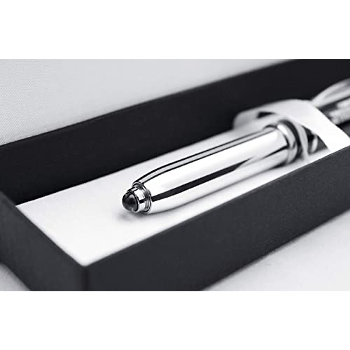 Philippians 4:13 Christian Gift Pen with Engraved Inspirational Bible Verse -"I Can Do All Things Through Christ Who Gives Me Strength" - Religious 3-in-1 Scripture Jesus Pen with LED Light and Stylus