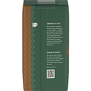 Peet's Coffee, Dark Roast Ground Coffee - Organic French Roast 18 Ounce Bag, USDA Organic