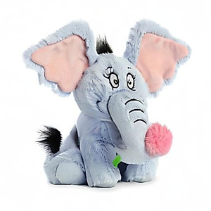 Aurora® Whimsical Dr. Seuss™ Horton Stuffed Animal - Magical Storytelling - Officially Licensed - Blue 12 Inches