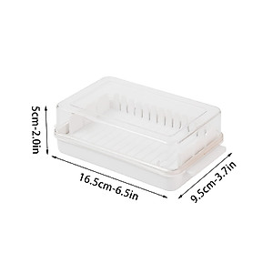 Butter Dish with Lid for Countertop, Rectangular Butter Container, Storage Box, Butter Keeper, Kitchen Gadgets Accessories Tool Kitchen Utensils Set Cute Stuff Gifts for Men Women