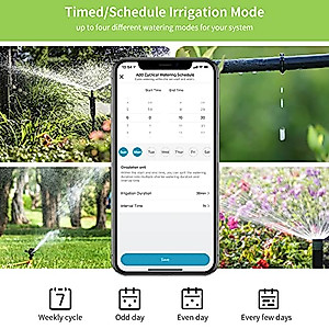 WiFi Sprinkler Timer 2 Zone, Diivoo Smart Water Timer for Garden Hose, Wireless Remote Control Irrigation System with Wi-Fi Hub, Rain Delay and Manual Watering, Leakproof for Yard Lawn Watering